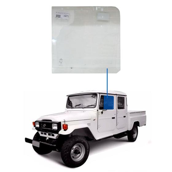 Vidro Porta Dianteira Direita ou Esquerda Toyota Bandeirante 1992 a ...