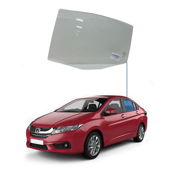 Vidro Porta Traseira Esquerda Honda City 2014 a 2020 Fanavid - Kit ...