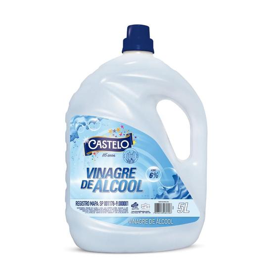 Vinagre de Álcool 6% Castelo 5 litros - Limpador Multiuso - Magazine Luiza