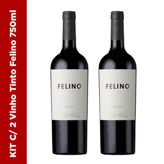 Vinho Argentino Cobos Felino Malbec 750ml KIT C/ 2 - Viña Cobos - Vinho ...