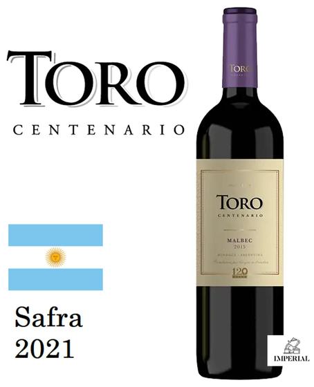 Vinho Argentino Tinto Toro Centenário Malbec 750ml 01 und. - Vinho ...