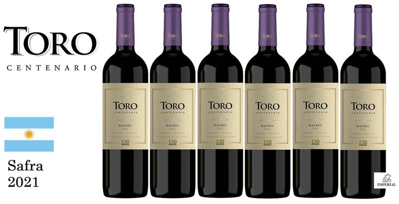 Vinho Argentino Tinto Toro Centenário Malbec 750ml 06 unds. - Vinho ...