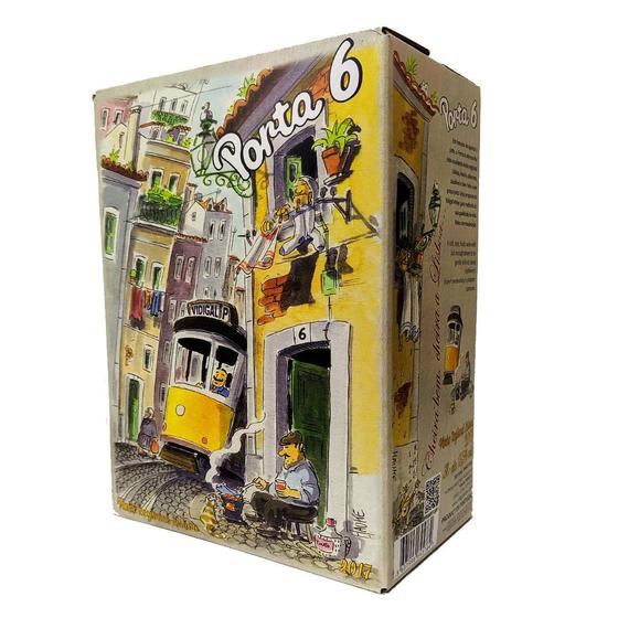 Vinho Bag In Box Porta 6 Meio Seco Tinto 3L - Vinho - Magazine Luiza