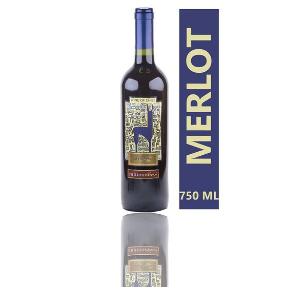 Vinho Chileno Cultura Vini Merlot 750 Ml - Vinho - Magazine Luiza