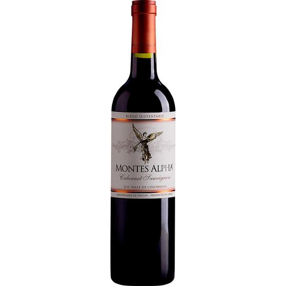 Vinho Chileno Tinto MONTES ALPHA Cabernet Sauvignon Garrafa 750ML ...