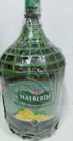 Vinho colonial garrafão 4,5 litros HALBERT branco seco - Halberth ...