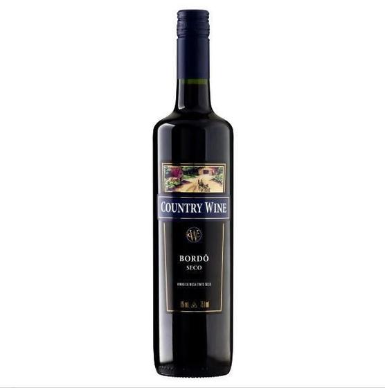 Vinho Country Wine - Bordô Tinto Seco 750Ml - 01 Unidade - Vinícola ...