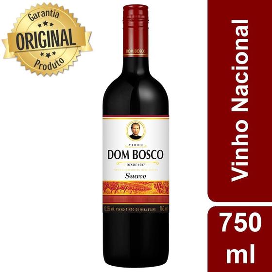 Vinho Dom Bosco Tinto Suave 750 ml - Chanceler - Vinho - Magazine Luiza