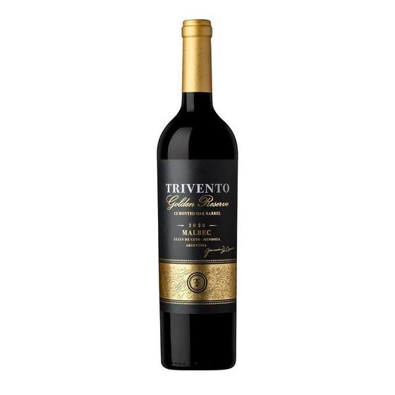 Vinho Importado Argentino Trivento Golden Reseve Malbec Tinto 750 Ml ...