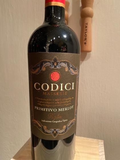 Vinho Italiano Codici Masserie Primitivo de Puglia - Vinho - Magazine Luiza