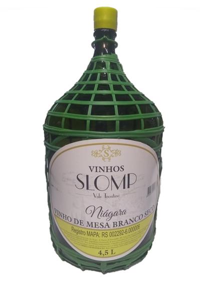 Vinho Niágara Branco Seco Slomp - Garrafão 4,5L - Vinhos Slomp - Vinho ...