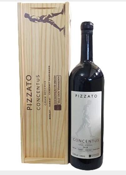 Vinho Pizzato Concentus Gran Reserva 1,5 L Com Caixa de Madeira - Vinho ...