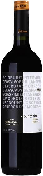 Vinho punto final malbec reserva family signature 750ml - Renacer - Vinho - Magazine Luiza