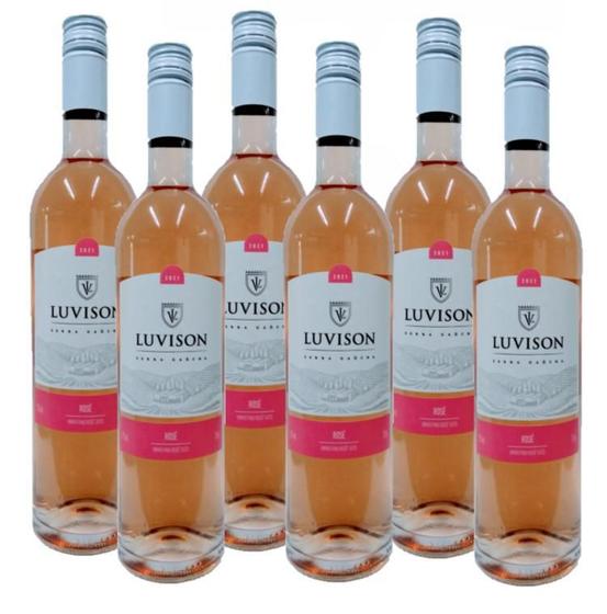 Vinho Rosé Luvison - Kit 6 Garrafas 750Ml - Vinícola Luvison - Vinho ...