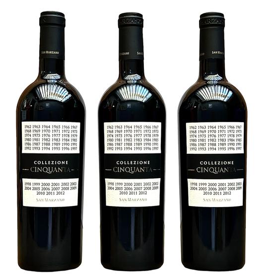 Vinho San Marzano Collezione Cinquanta Kit com 3 Garrafas Oferta ...