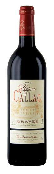 Vinho Tinto Chateau De Callac Graves 2002 Mb 750ml - Vinho - Magazine Luiza