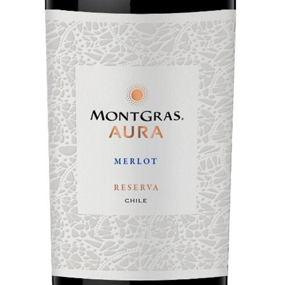 Vinho Tinto Chileno Montgras Aura Reserva Merlot - Vinho - Magazine Luiza