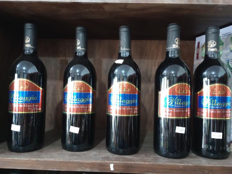 Vinho Tinto de Mesa Seco Kit com 5 - Villaggio - Vinho - Magazine Luiza