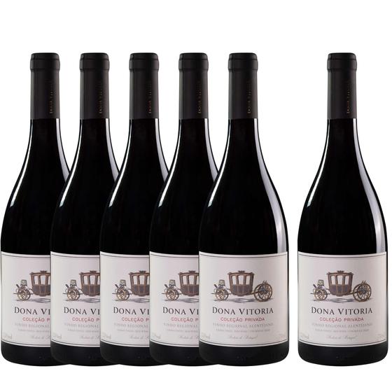 Vinho Tinto Seco Português Dona Vit Coleção Privada kit 6un - Dona ...
