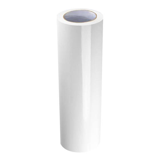 Vinil Adesivo Branco Brilho Laca Laquear Mesa Vidros 3m x 60cm - BG ...