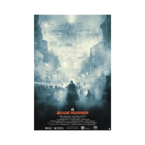 Vintage Blade Runner 1982 Movie Poster Film Fan Colecionável Decoração ...