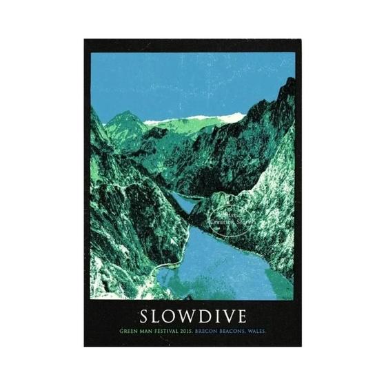 Vintage Rock Band Slowdive Souvlaki Poster Tela Arte Da Parede Música ...