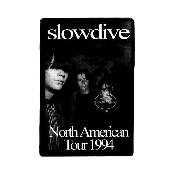 Vintage Rock Band Slowdive Souvlaki Poster Tela Arte Da Parede Música ...