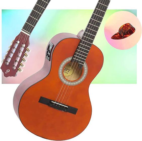 Viola Giannini Elétrica Caipira 10 Cordas Aço Start VS14 EQ NS Com ...