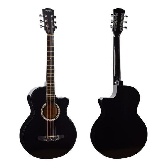 Violão Aço Cutaway 38 Preto Com Tensor De Regulagem Imperium - Violão ...