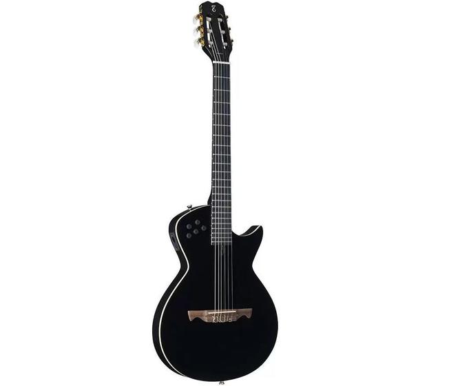 Violão Eletroacústico Tagima Modena Flat Nylon Solido Preto - Violão ...