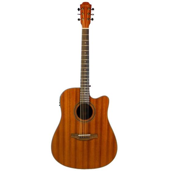 Violão Folk Eletroacústico BENSON GDM100CE Aço Natural Satin - Violão ...