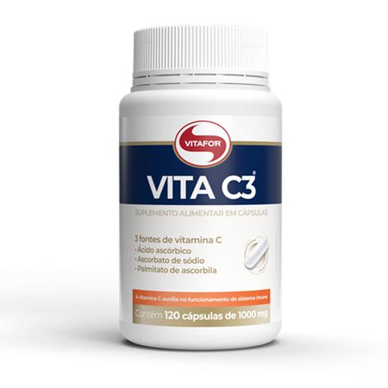 Vita C Vitamina C 120 Capsulas 1000mg Vitafor - Vitaminas A-Z ...