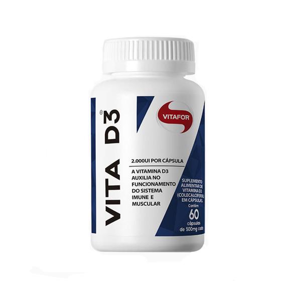 VITA D3 60 Cápsulas - Vitafor - Multivitamínico / Polivitamínico ...