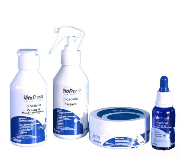 Vita Derm Kit Tratamento Estético Profissional Linha D'Ozônio ...