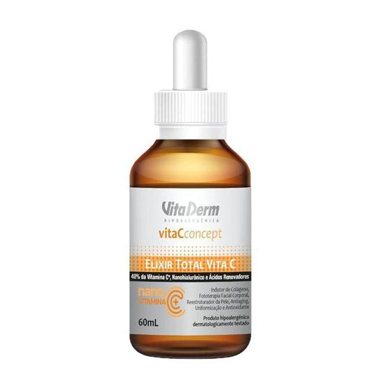Vita Derm Vita C Concept Elixir Total C 60ml - Óleo Corporal - Magazine ...