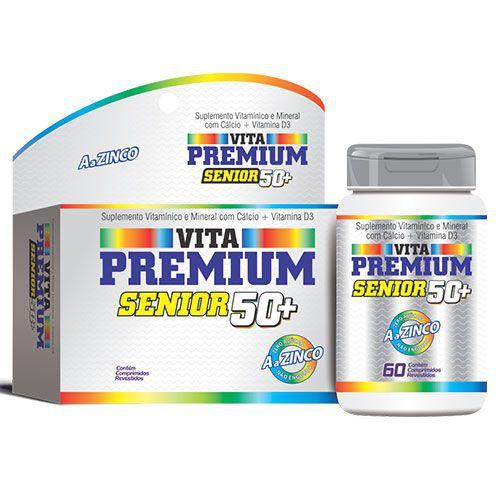 Vita Premium Sênior 50+ A-Z 60 Comprimidos - Multivitamínico ...