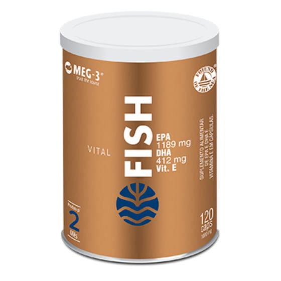 Vital Fish Ômega 3 120 Caps Epa 1189mg Dha 412mg Vitamina E - Vital ...