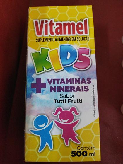 Vitamel kids +vitaminas minerais 500 ml - No Magalu - Magazine Luiza