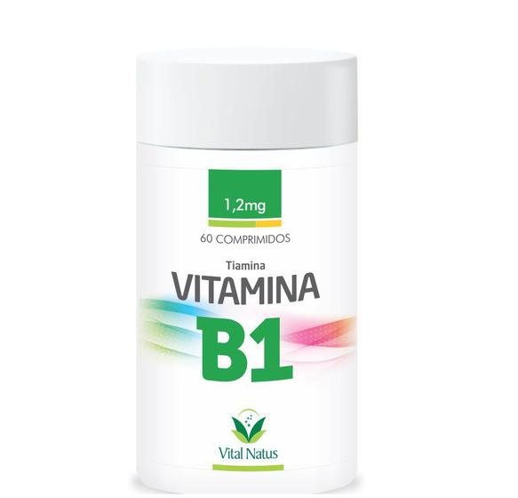 Vitamina B1 - Tiamina 500mg - 60 Comps - Vital Natus - Anvisa ...