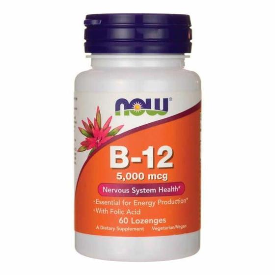 Vitamina B12 5000mcg Now Food - 60 Cápsulas - Vitaminas A-Z - Magazine Luiza