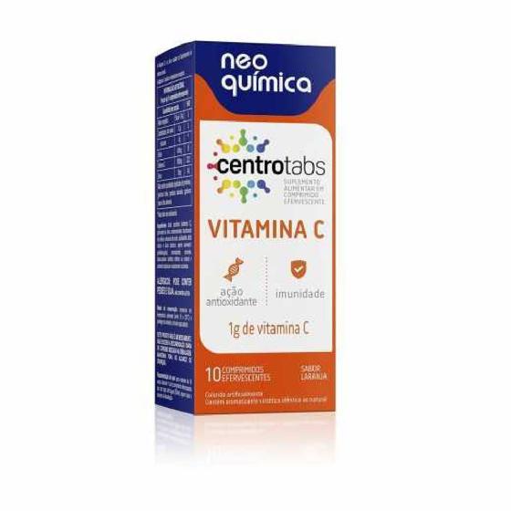 Vitamina C Centrotabs com 10 Comprimidos Efervescentes - Vitaminas A-Z ...