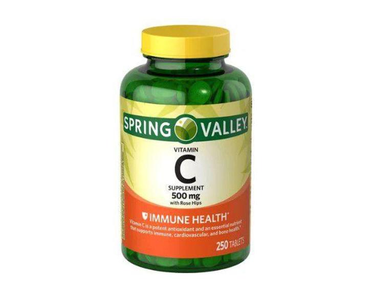 Vitamina c spring valley 500 mg with rose hips 250 cápsulas - Vitaminas ...
