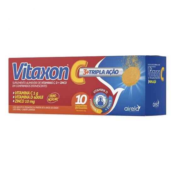 Vitamina c vitaxon c tripla ação 10 comprimidos - Vitaminas A-Z ...