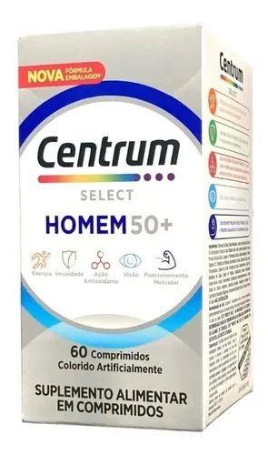 Vitamina Centrum Select 50+ Homem 60 Comprimidos Com Luteina ...