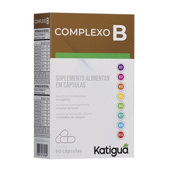 Vitamina Complexo B Com 60 Capsulas - Katiguá - KATIGUA - Complexo B ...