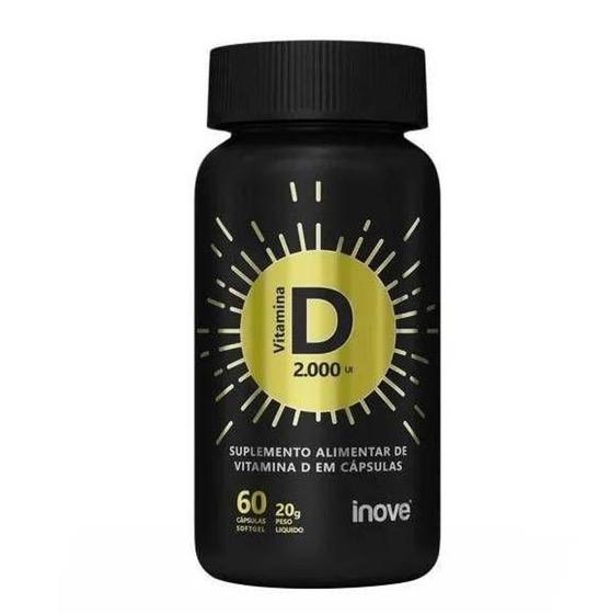 Vitamina D 2000 UI 60 Cápsulas Inove - Inove Nutrition - 60 capsulas ...