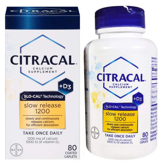 Vitamina d3 suplemento Citracal Calcium+D3 Slow Release 1200 Importada ...