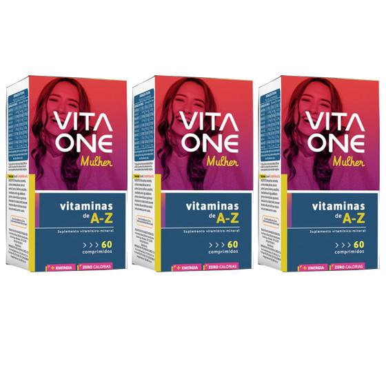 Vitaone Mulher A-Z Kit 05 Caixas com 60 Capsulas - Cimed - Multivitamínico / Polivitamínico ...
