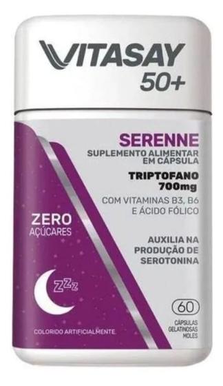 Vitasay Suplemento Alimentar 50+ Serenne 60 Cáp. - Multivitamínico ...