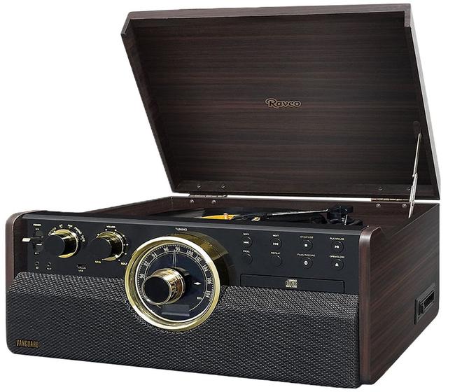 Vitrola Toca Discos Radio FM CD Cassete Players USB Reproduz e Grava ...